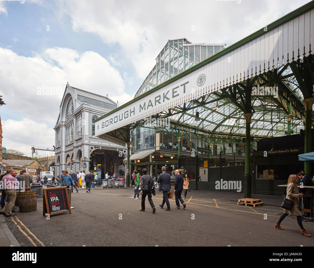 View towards main market with Floral Hall in background (originally ...