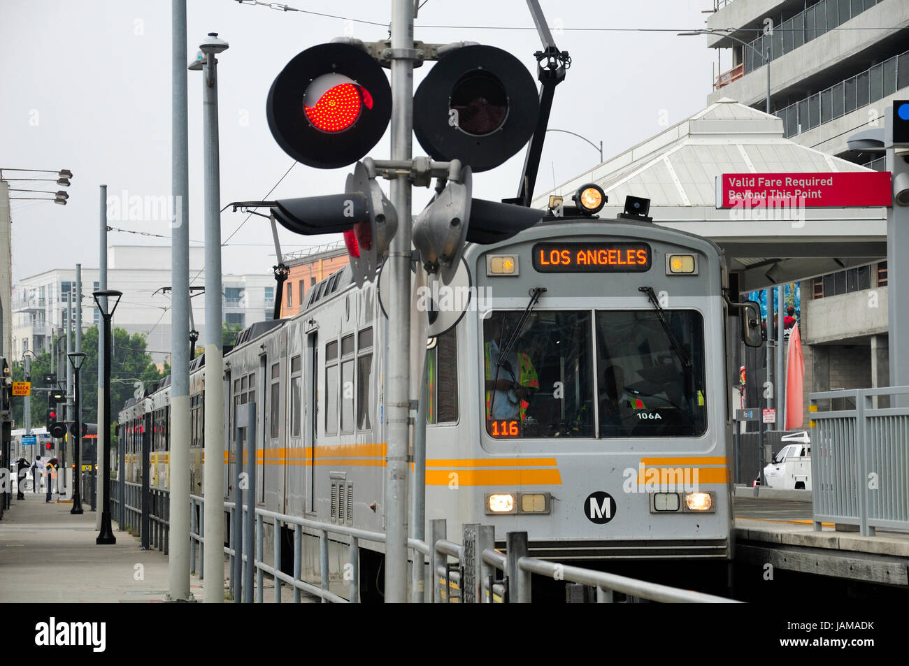 The Metro Rail Los Angeles Stock Photos & The Metro Rail Los Angeles ...
