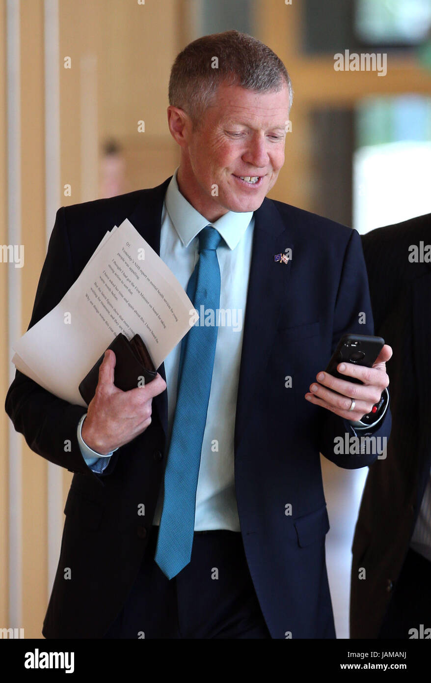 Scottish Liberal Democrat leader Willie Rennie arrives ahead of First ...