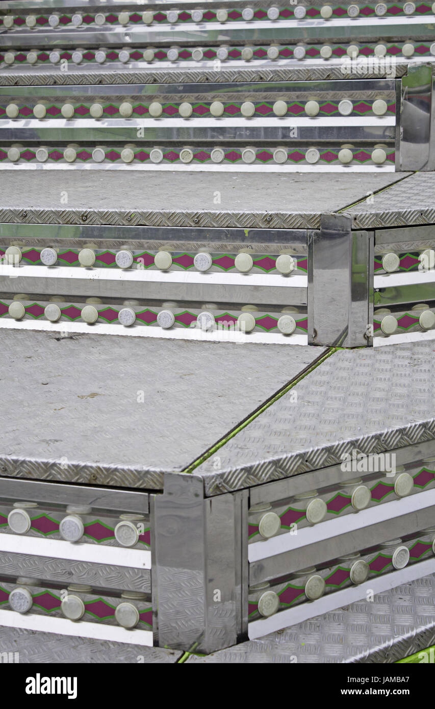 Ladders metal with colors and lights, feast and celebration Stock Photo ...