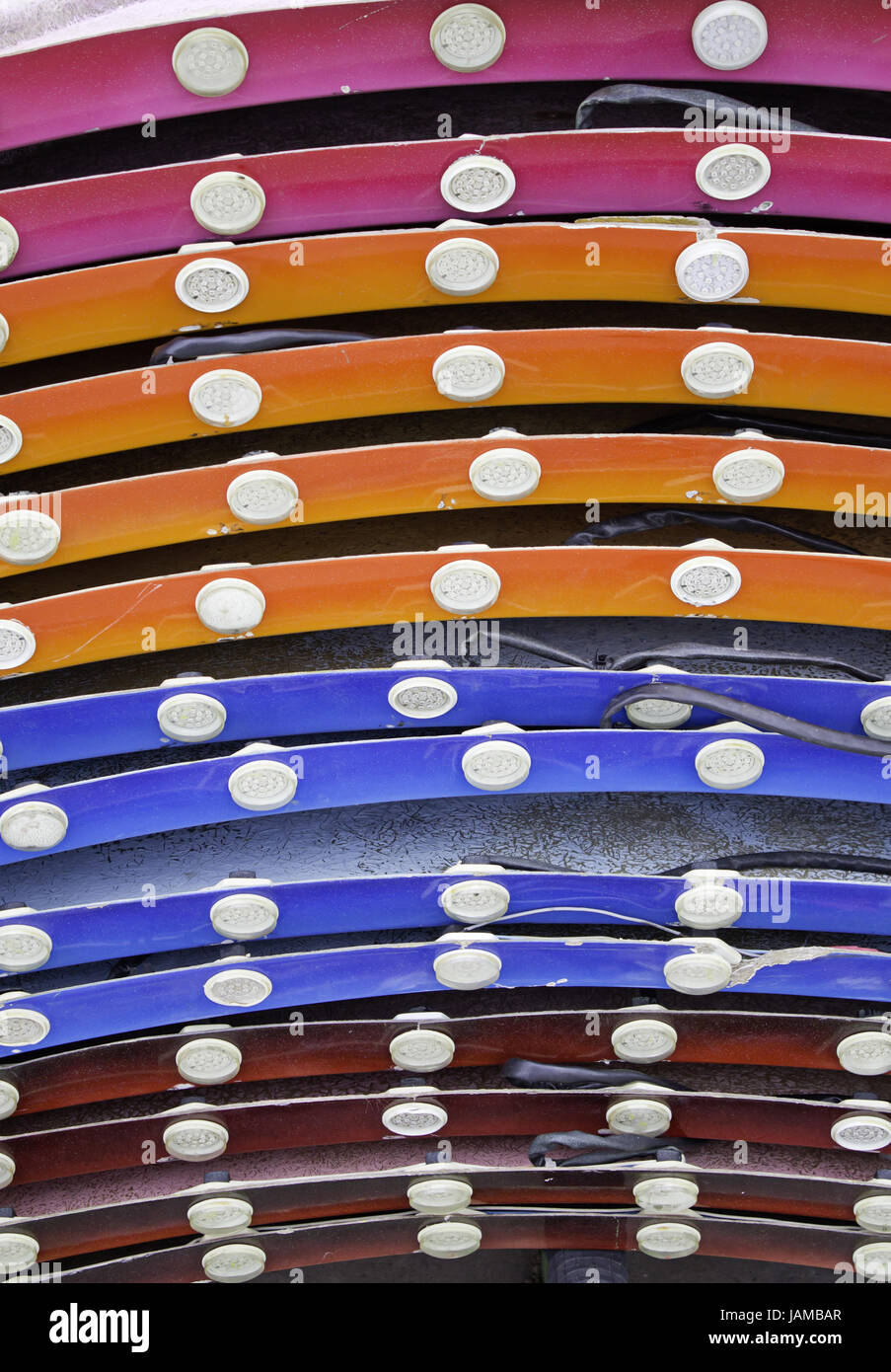 Fair lights colored metal surface, materials and decoration Stock Photo ...