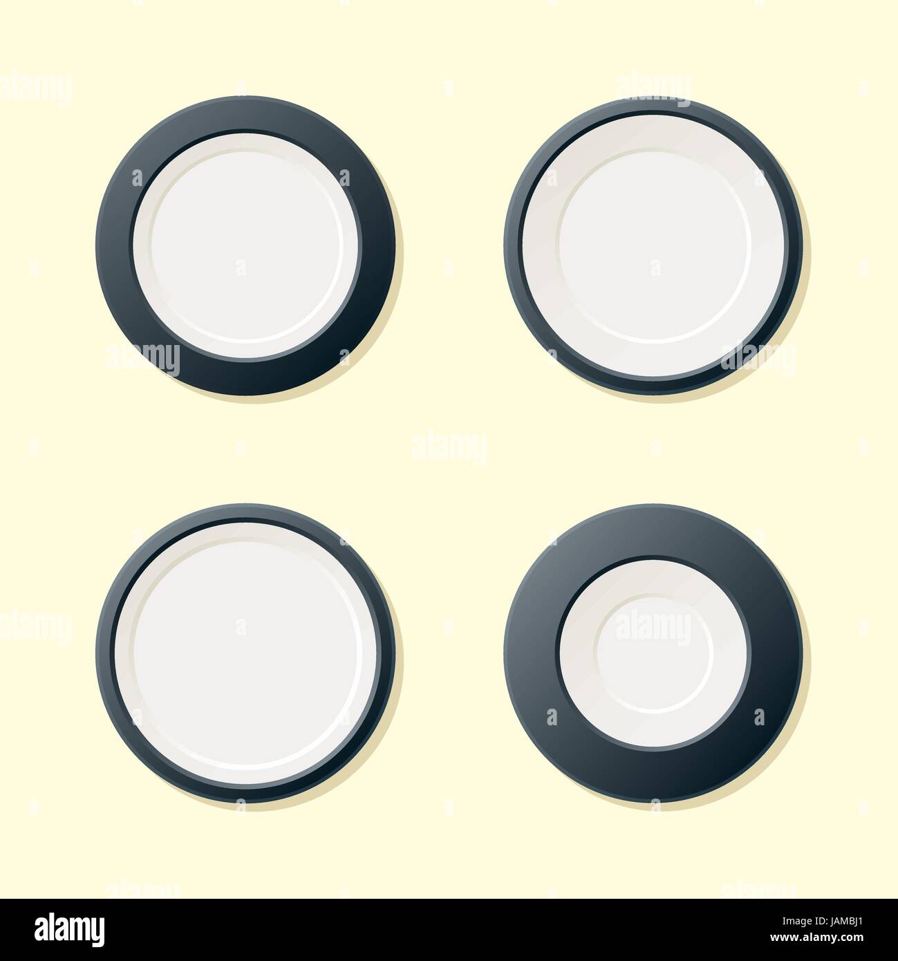 Round blank hi-res stock photography and images - Alamy