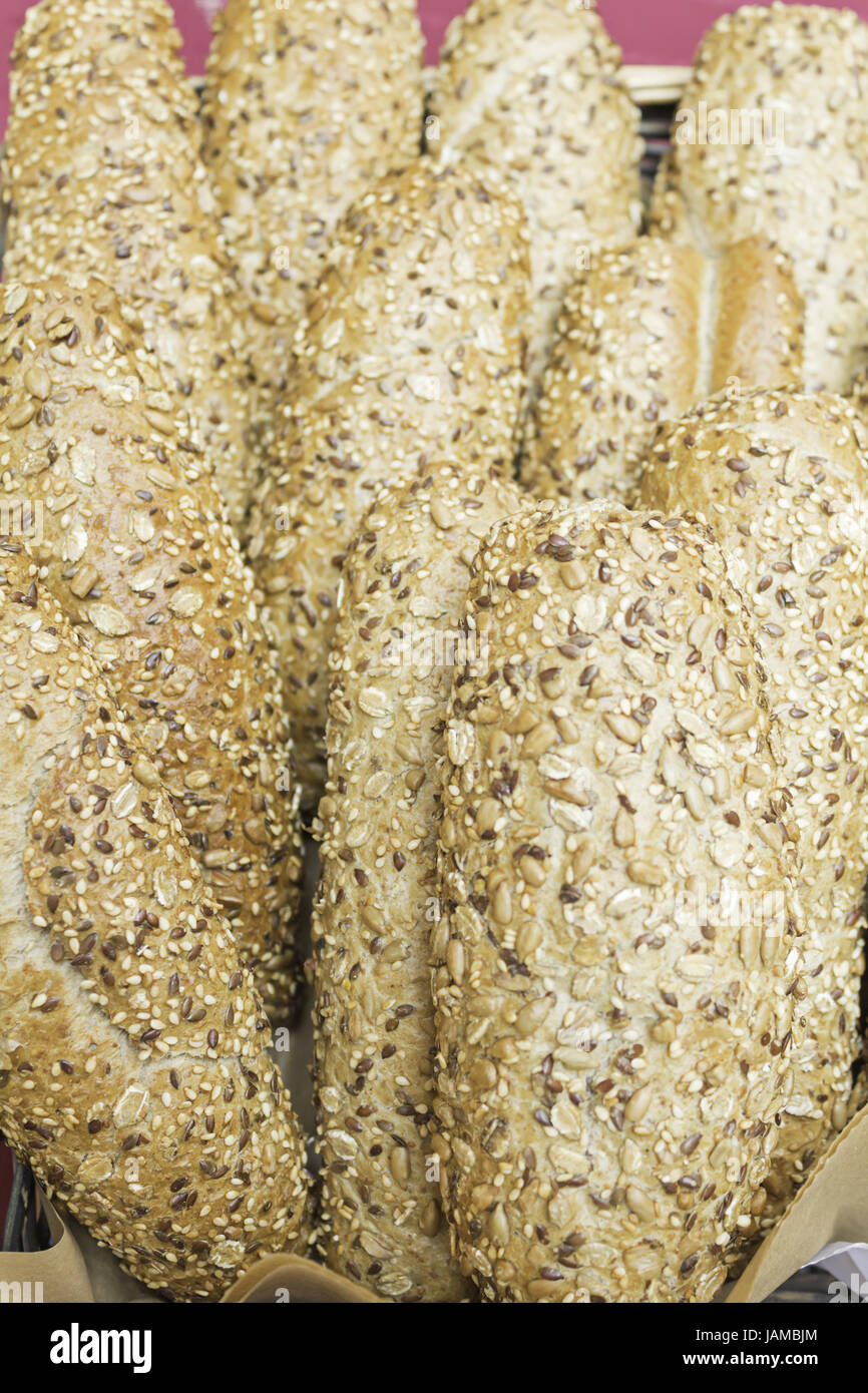 Bread comprehensive market grain feeding, food Stock Photo - Alamy