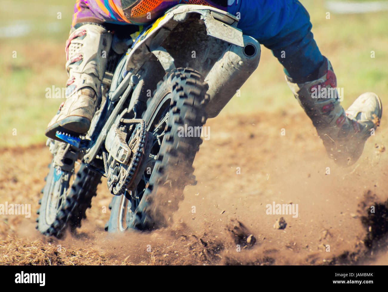 Rear view rider moto hi-res stock photography and images - Alamy