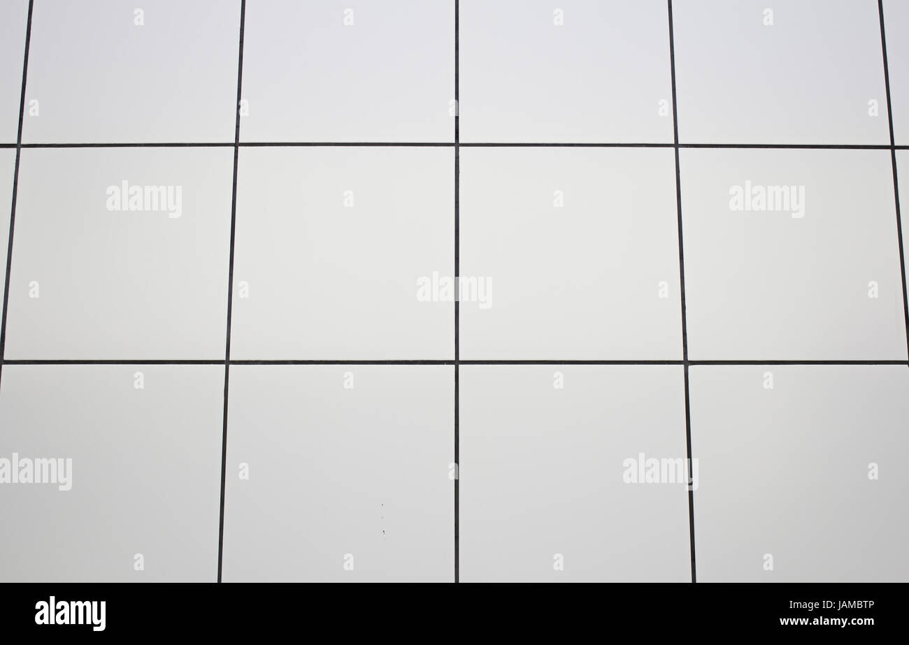 Bright white tile building structure, construction and architecture ...