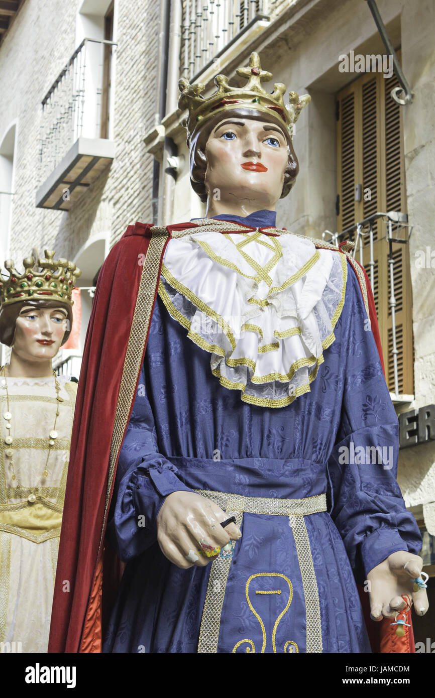 kings Navarre giant parties, celebration and event Stock Photo - Alamy