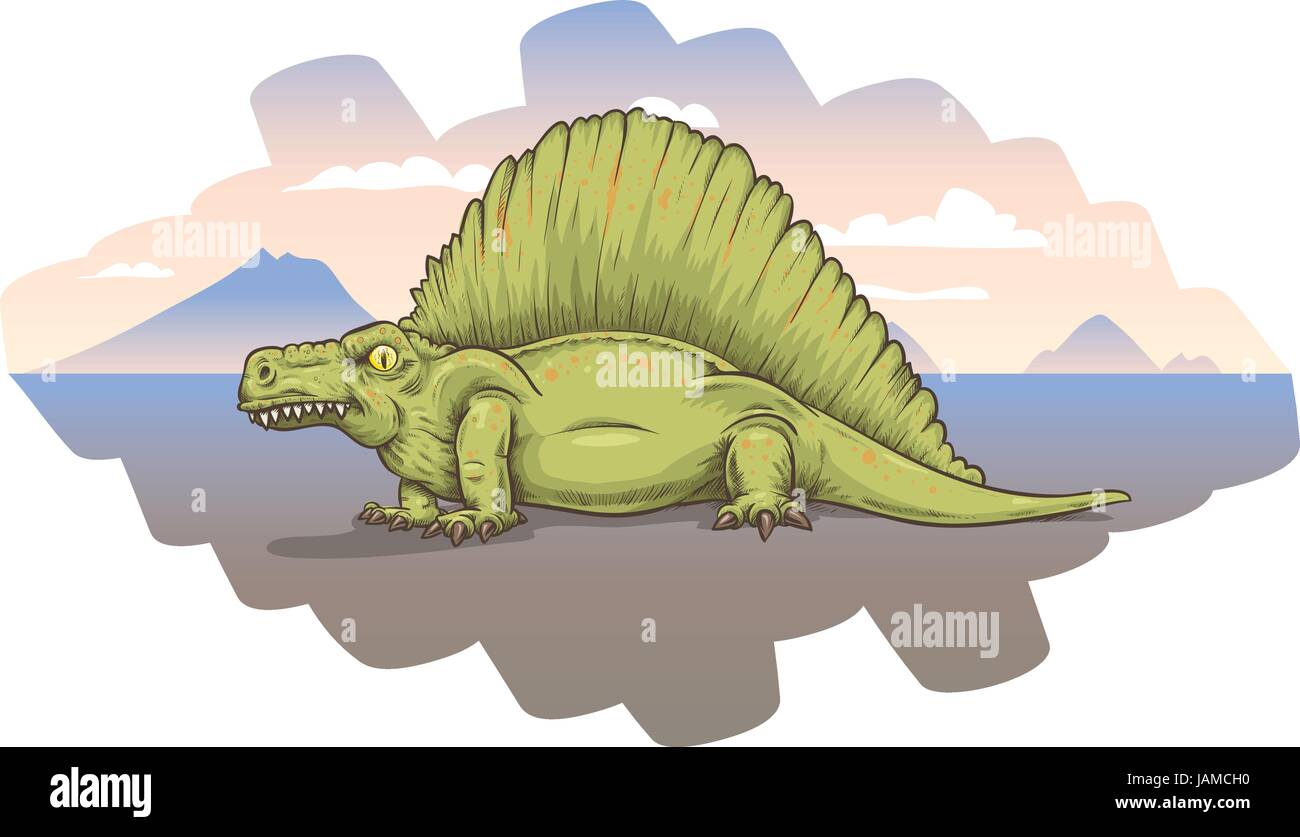 Dimetrodon Stock Vector Images - Alamy