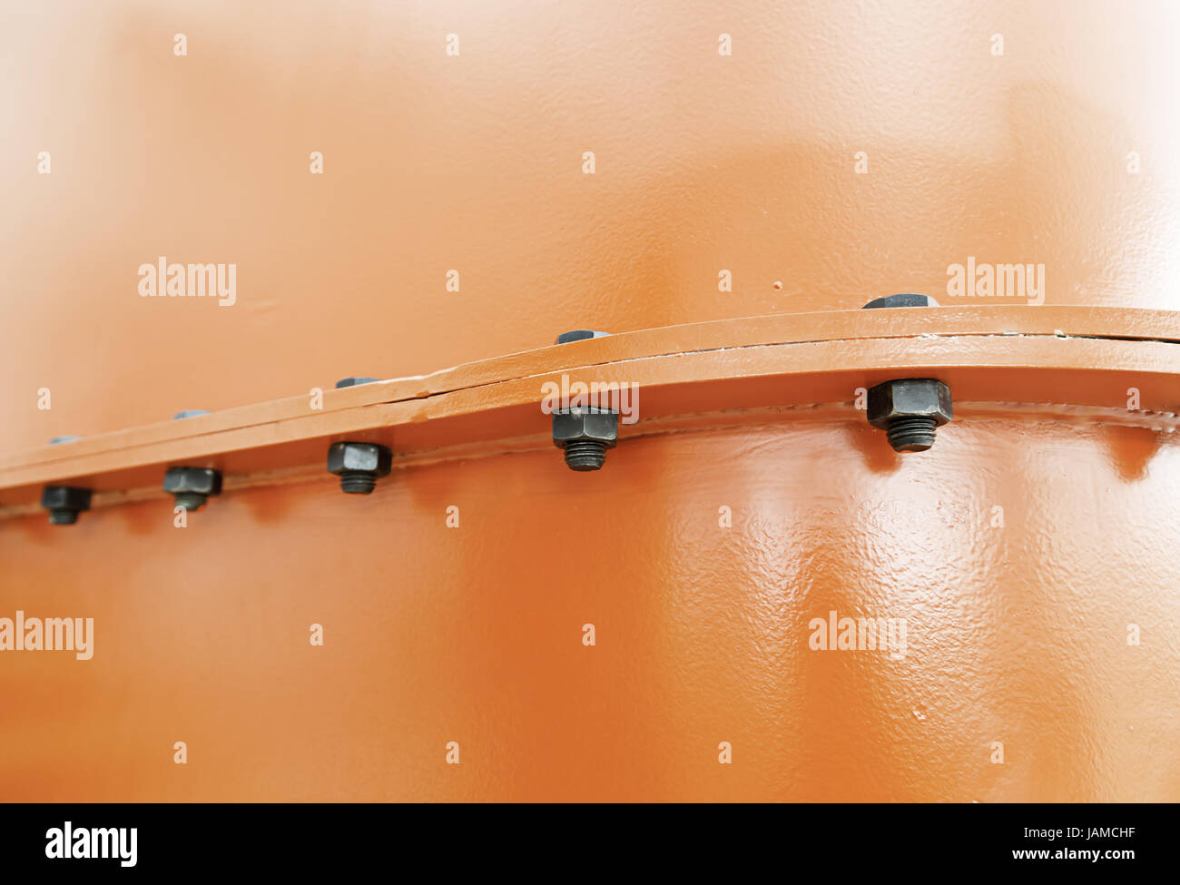 Structure with metal screws in building, construction and architecture ...