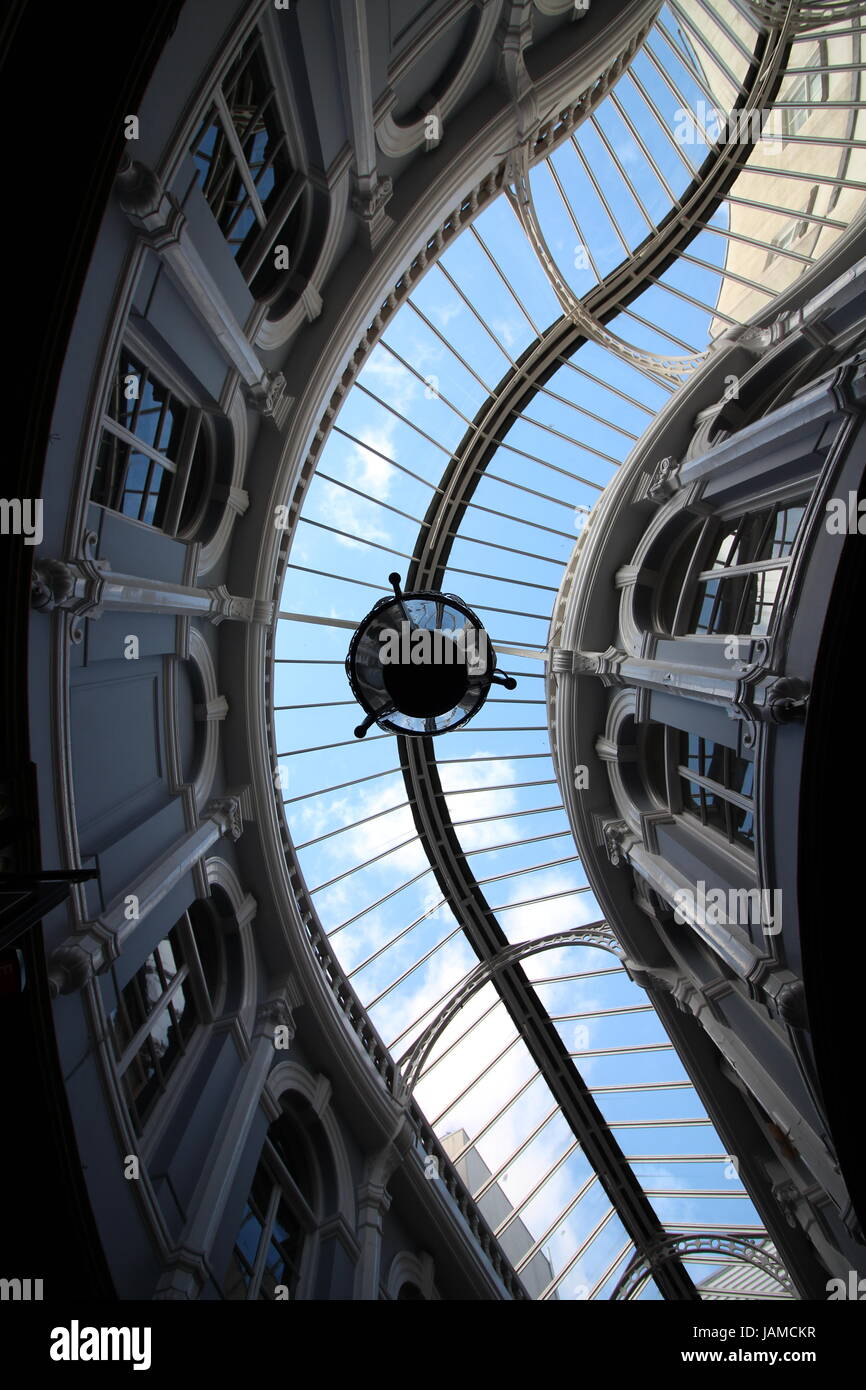 Morgans arcade ceiling Stock Photo - Alamy