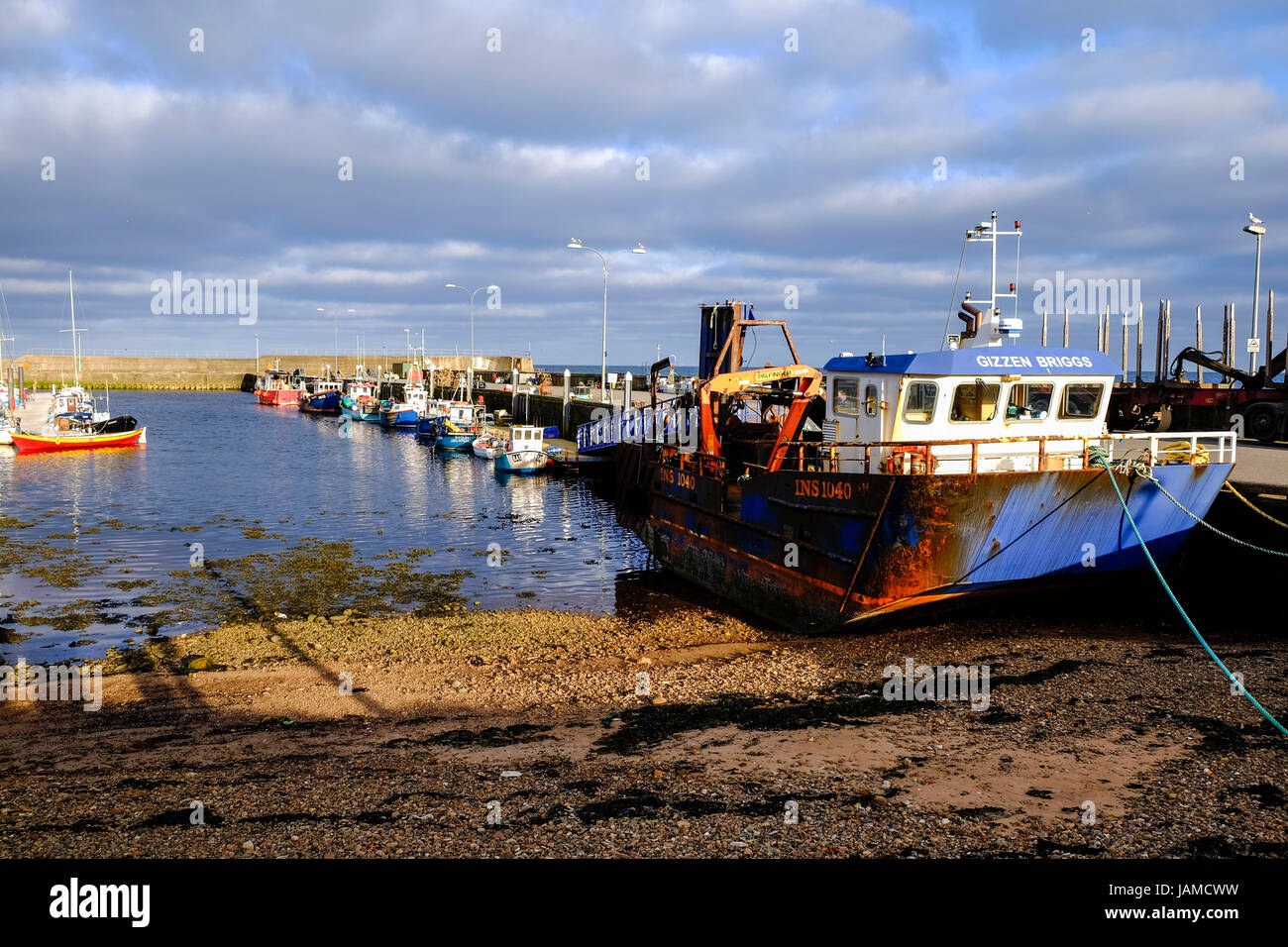 Helmsdale Harbour, Caithness, Scotland Stock Photo - Alamy