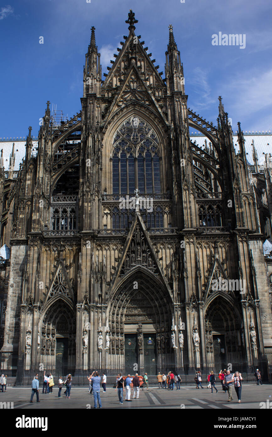 The historic building Cologne cathedral, Germany Stock Photo - Alamy