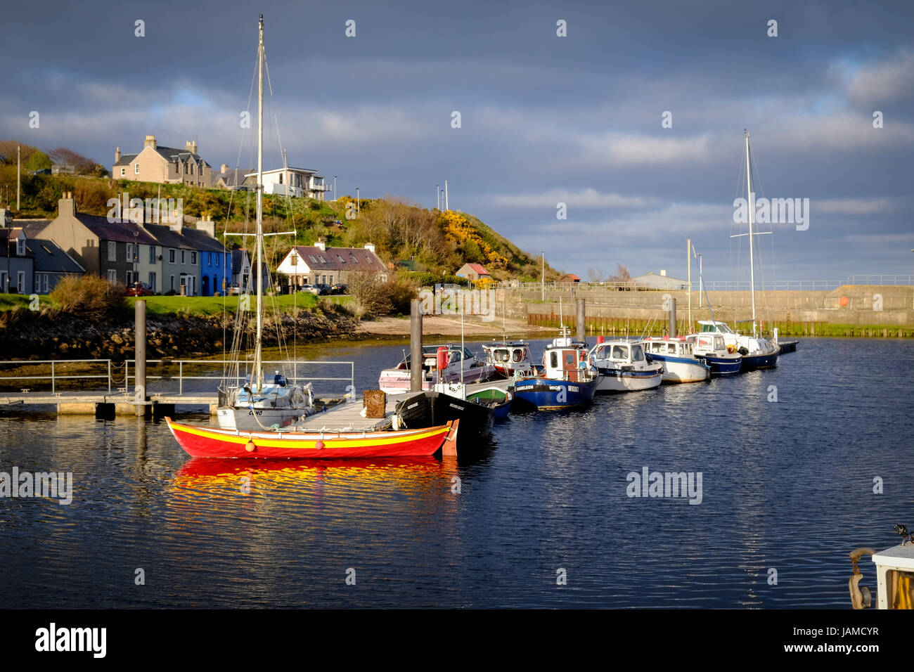 Helmsdale Harbour, Caithness, Scotland Stock Photo - Alamy