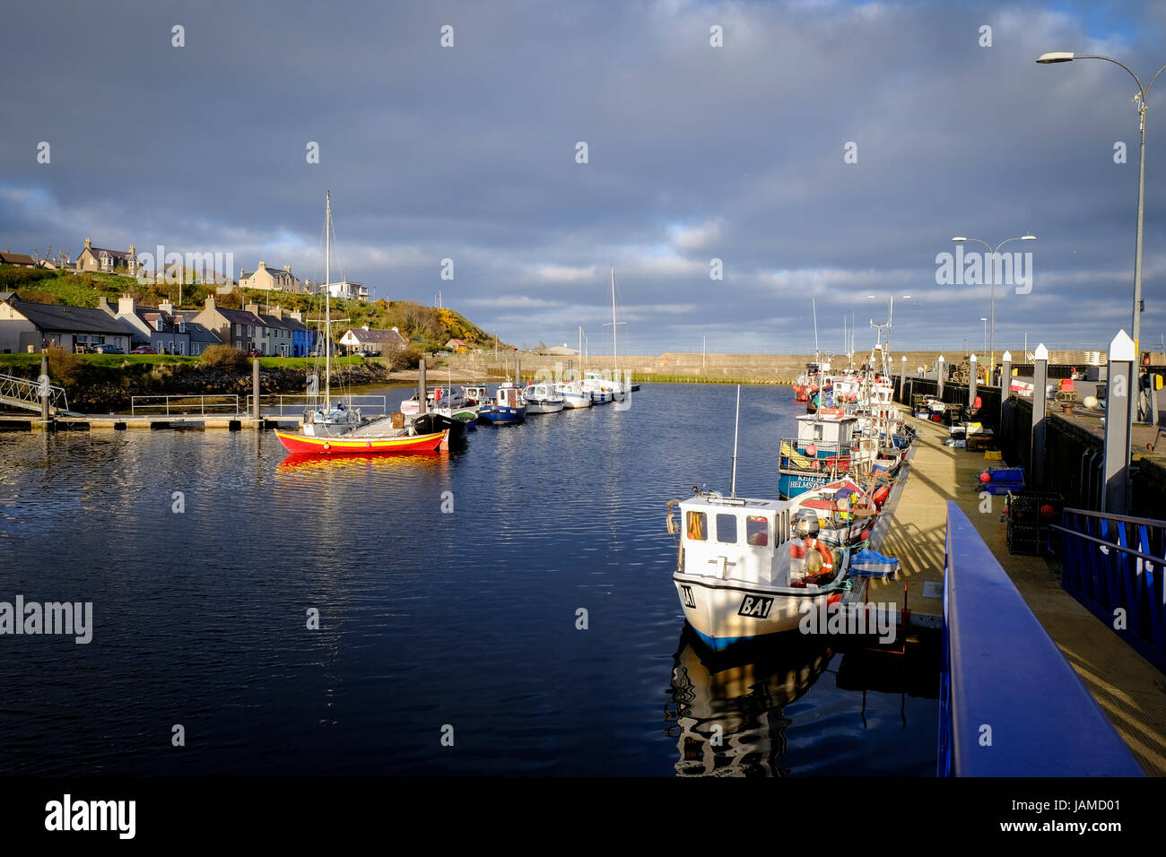Helmsdale Harbour, Caithness, Scotland Stock Photo - Alamy