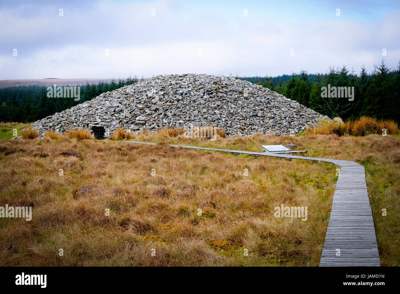 The Grey Cairns of Camster, Neolithic chambered cairns, Caithness ...