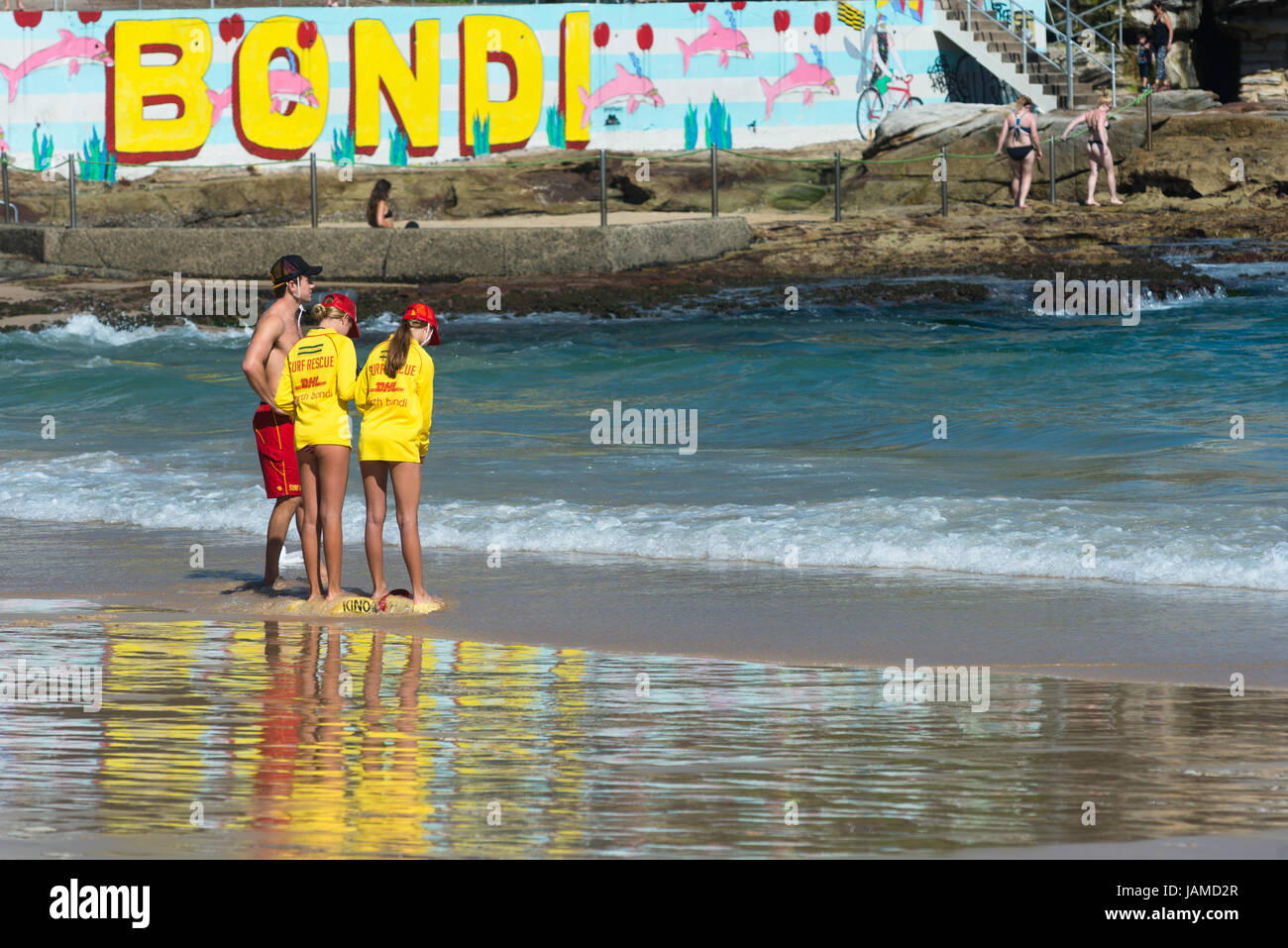 Lifeguards on bondi beach hi-res stock photography and images - Alamy