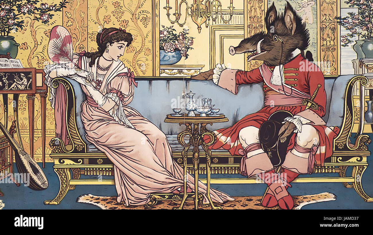 Illustration by walter crane hi-res stock photography and images - Alamy