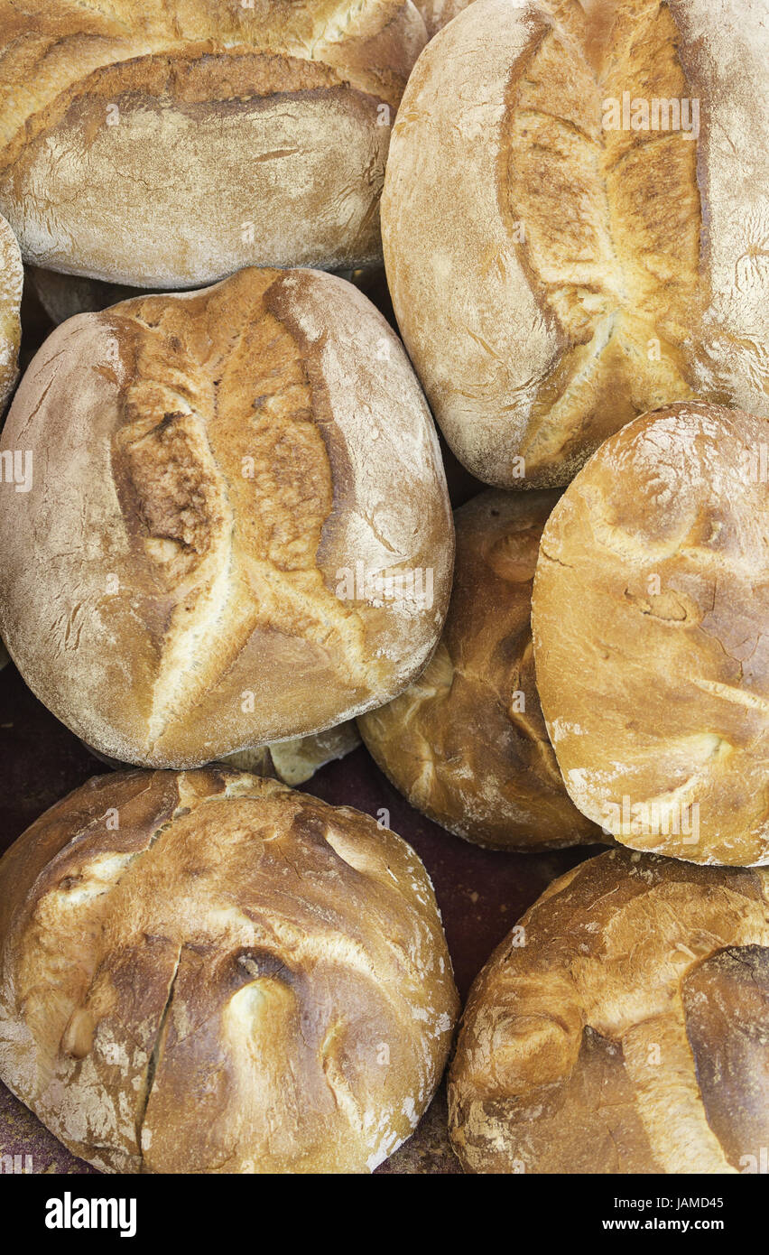 Loaf bread sticks in feed market, food and sale Stock Photo - Alamy