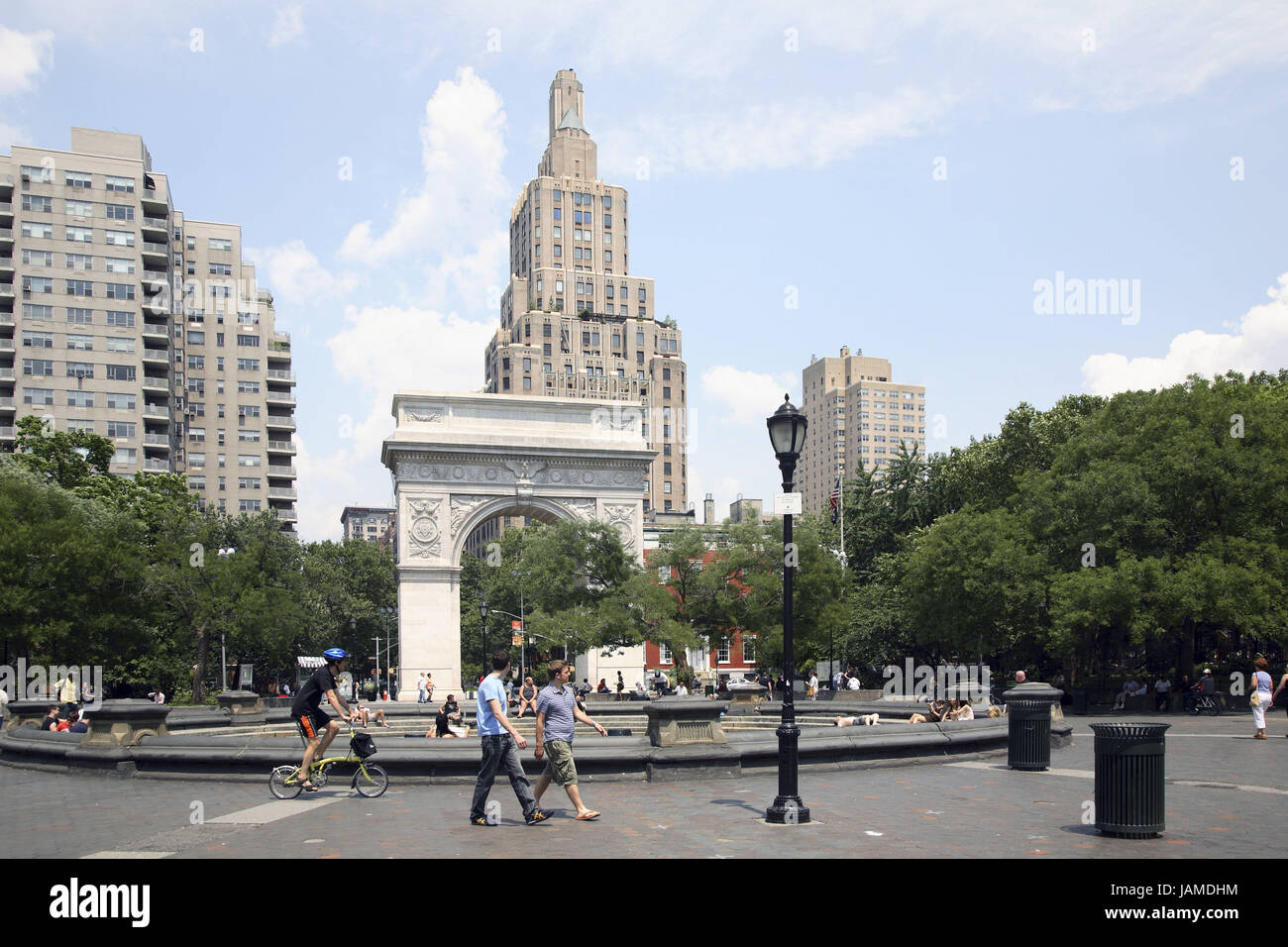 The USA,New York city,Manhattan,Washington Square,Greenwich Village ...
