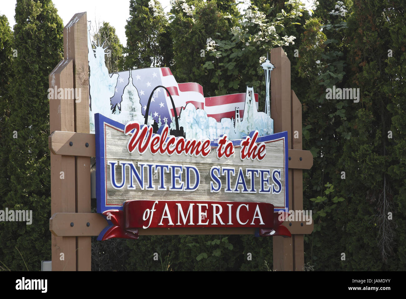 Welcome to the united states hi-res stock photography and images - Alamy