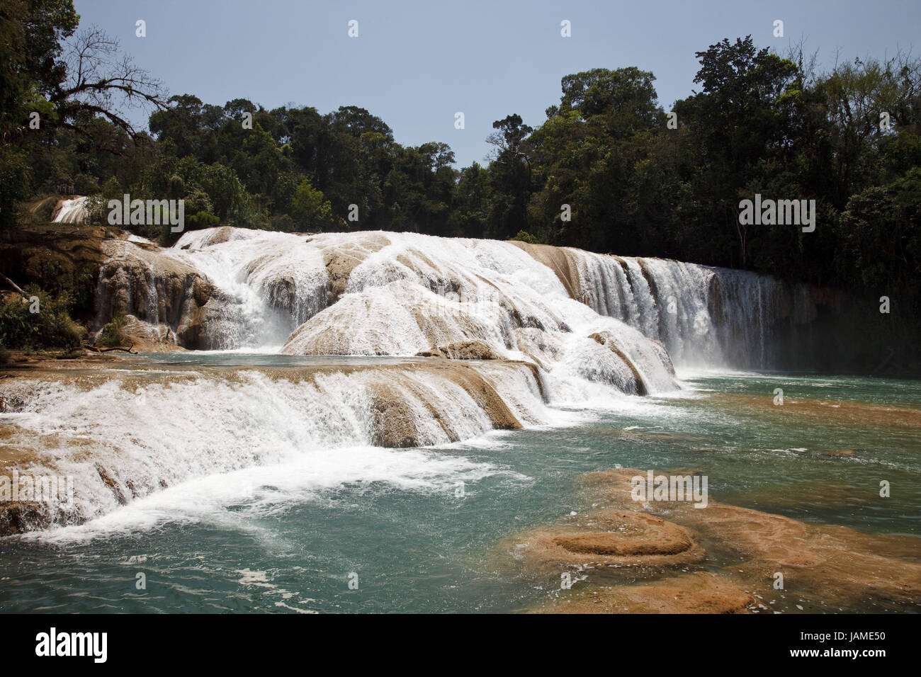 Agua azul scenery hi-res stock photography and images - Alamy