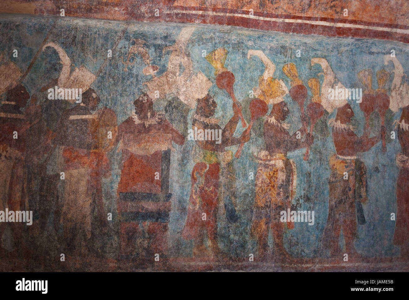 Bonampak mural hi-res stock photography and images - Alamy