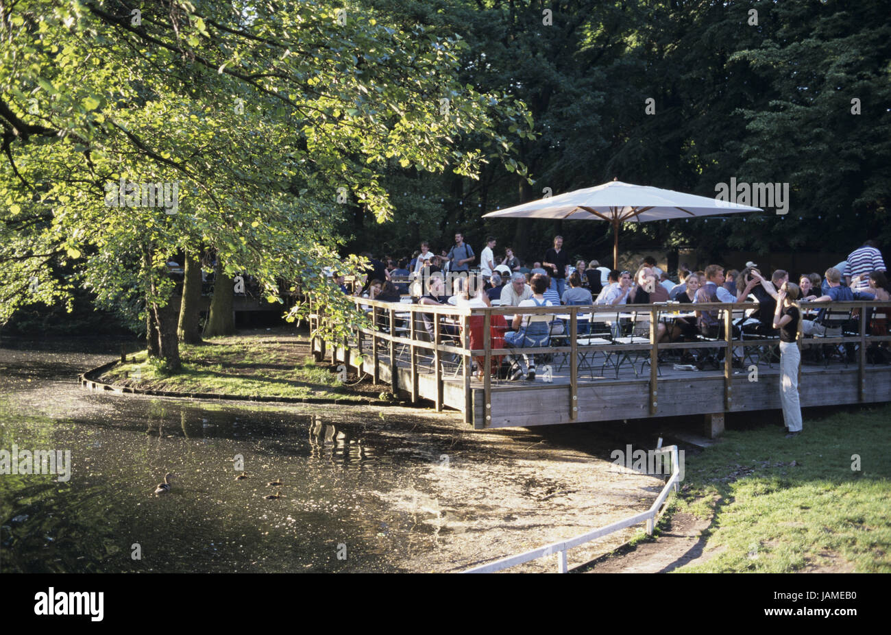Germany,Berlin middle,zoo,cafe in the new lake Stock Photo - Alamy
