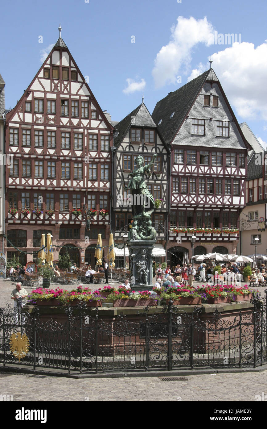 Germany,Hessen,Frankfurt on the Main,Roman,justice well Stock Photo - Alamy