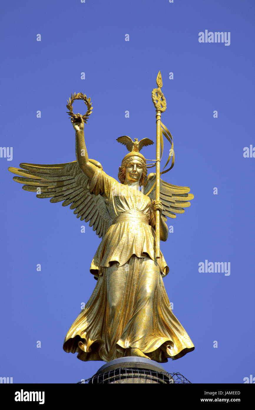 Germany,Berlin middle,zoo,victory pillar Stock Photo - Alamy