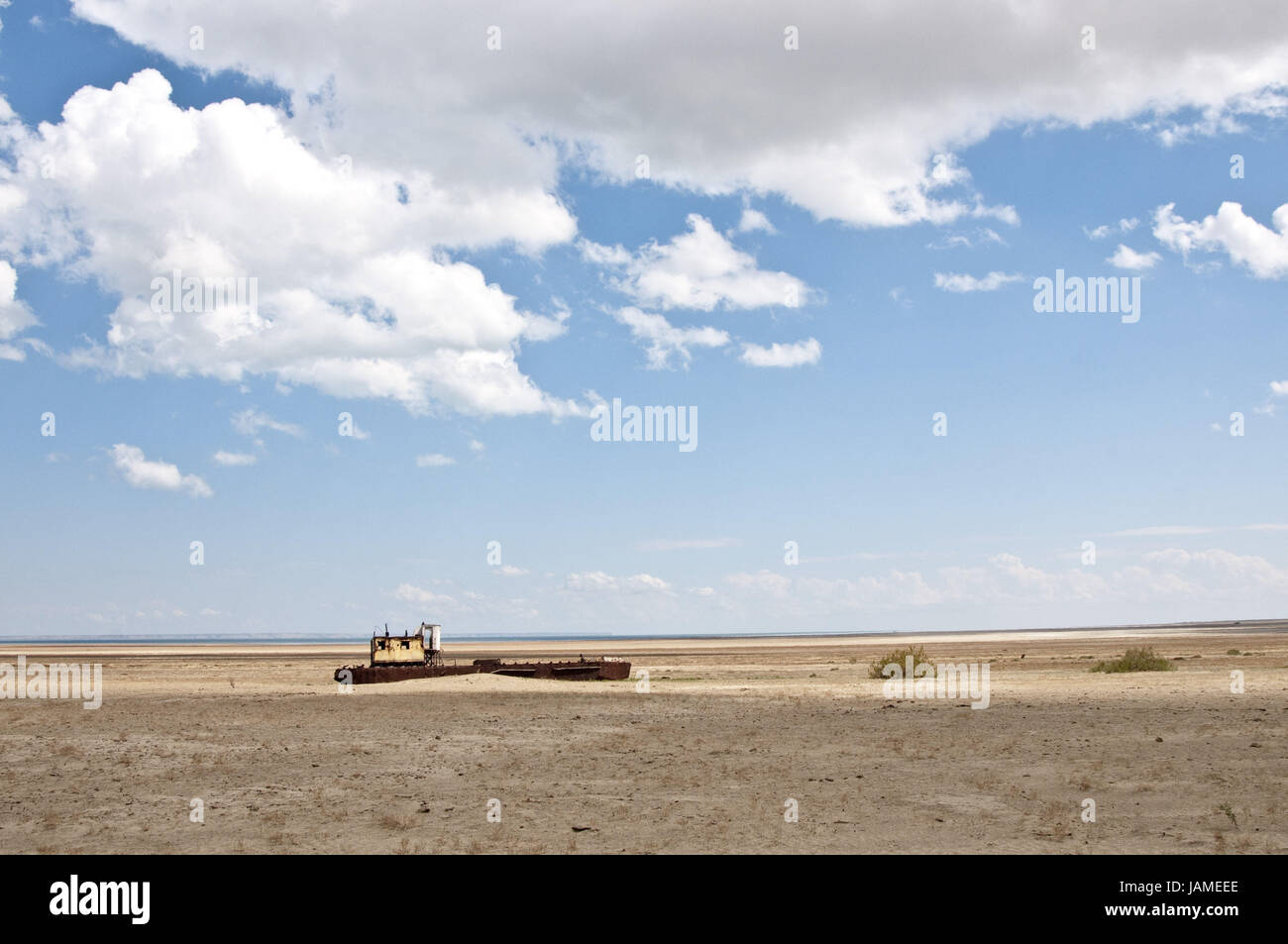Kazakhstan,parched Lake Aral Stock Photo - Alamy