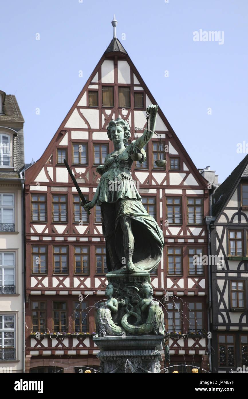 Germany,Hessen,Frankfurt on the Main,Roman,Justice Stock Photo - Alamy