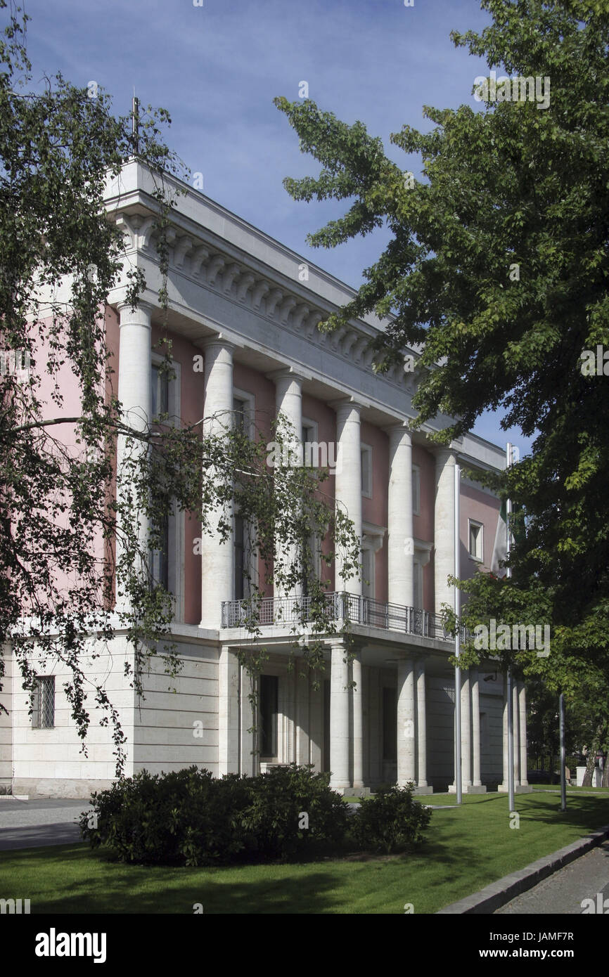 Germany,Berlin,embassy of Italy Stock Photo - Alamy