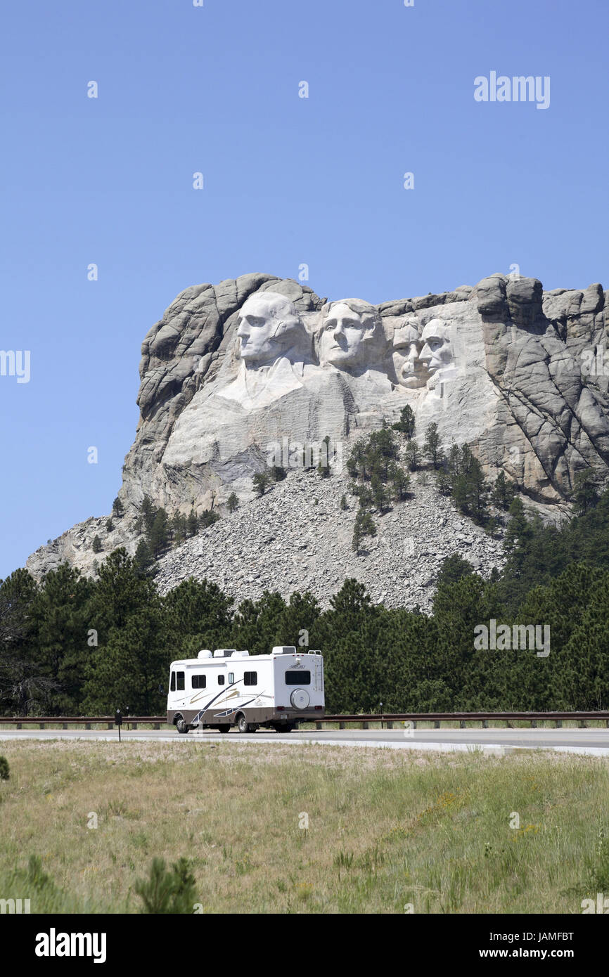 The USA,South Dakota,Mount Rushmore Stock Photo - Alamy