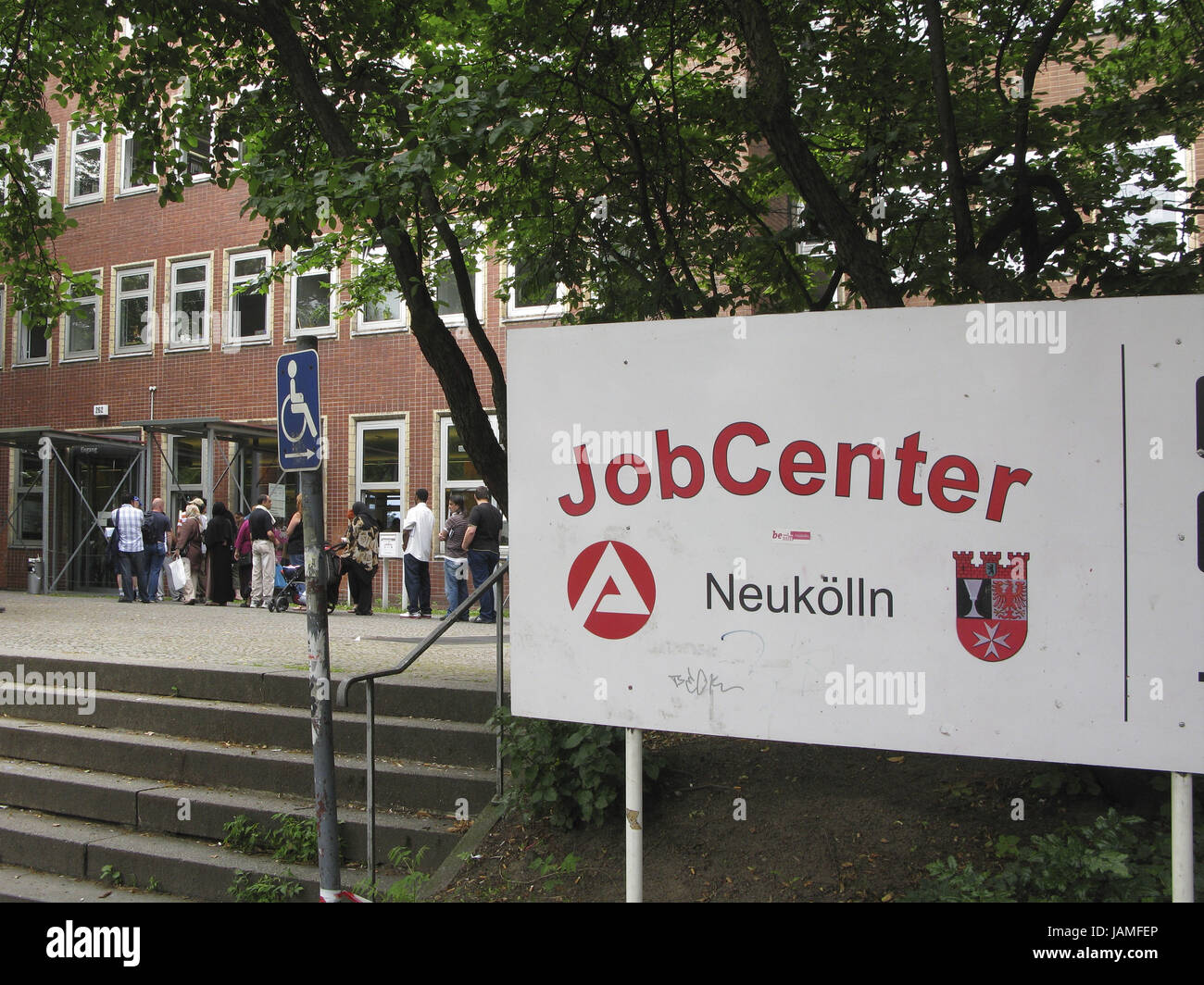Germany,Berlin,Neukölln,job centre,employment centre Stock Photo - Alamy