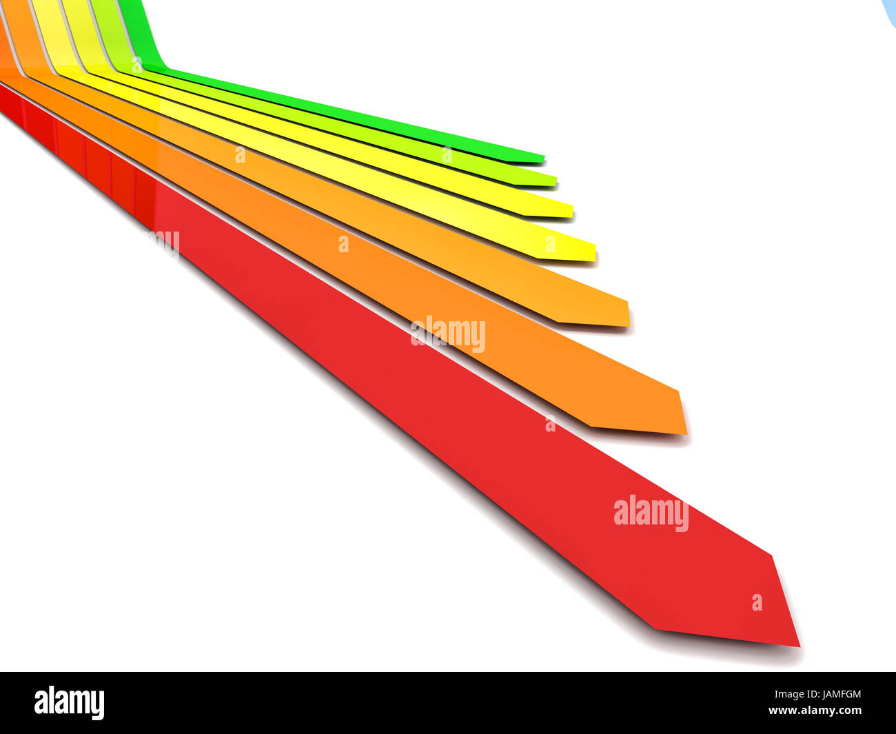 3d image of efficiency arrows Stock Photo - Alamy