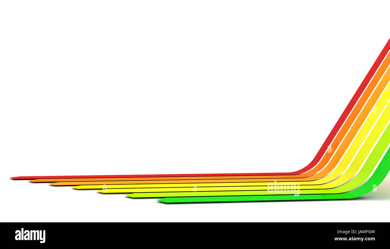 3d image of efficiency arrows Stock Photo - Alamy