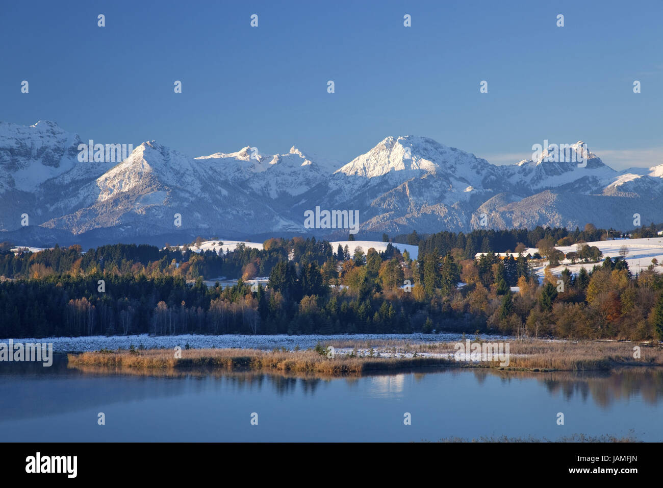 View to lake illasbergsee hi-res stock photography and images - Alamy