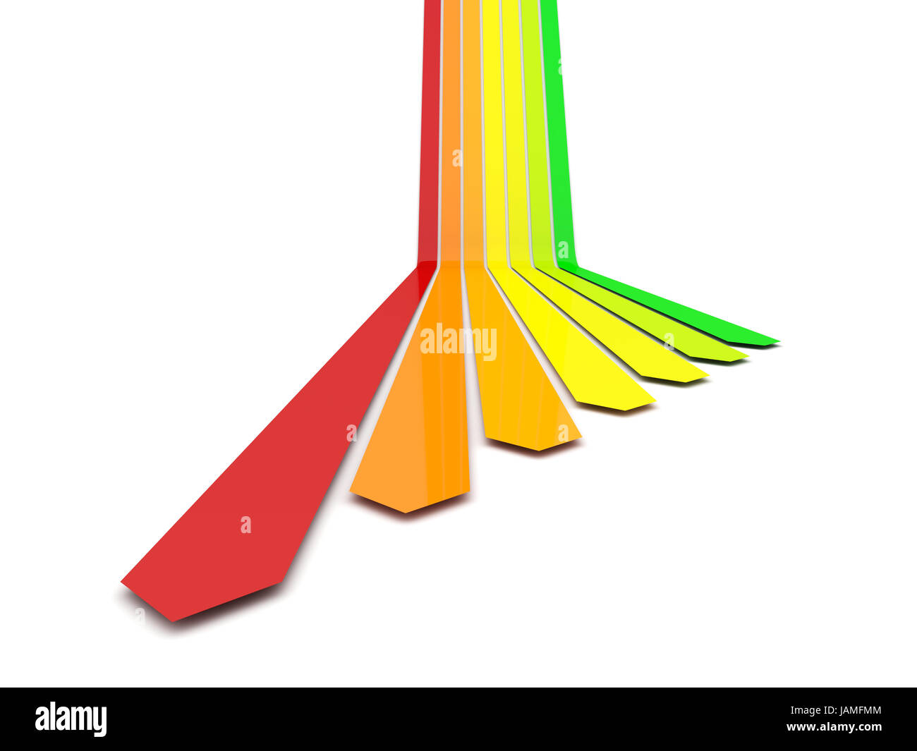 3d image of efficiency arrows Stock Photo - Alamy