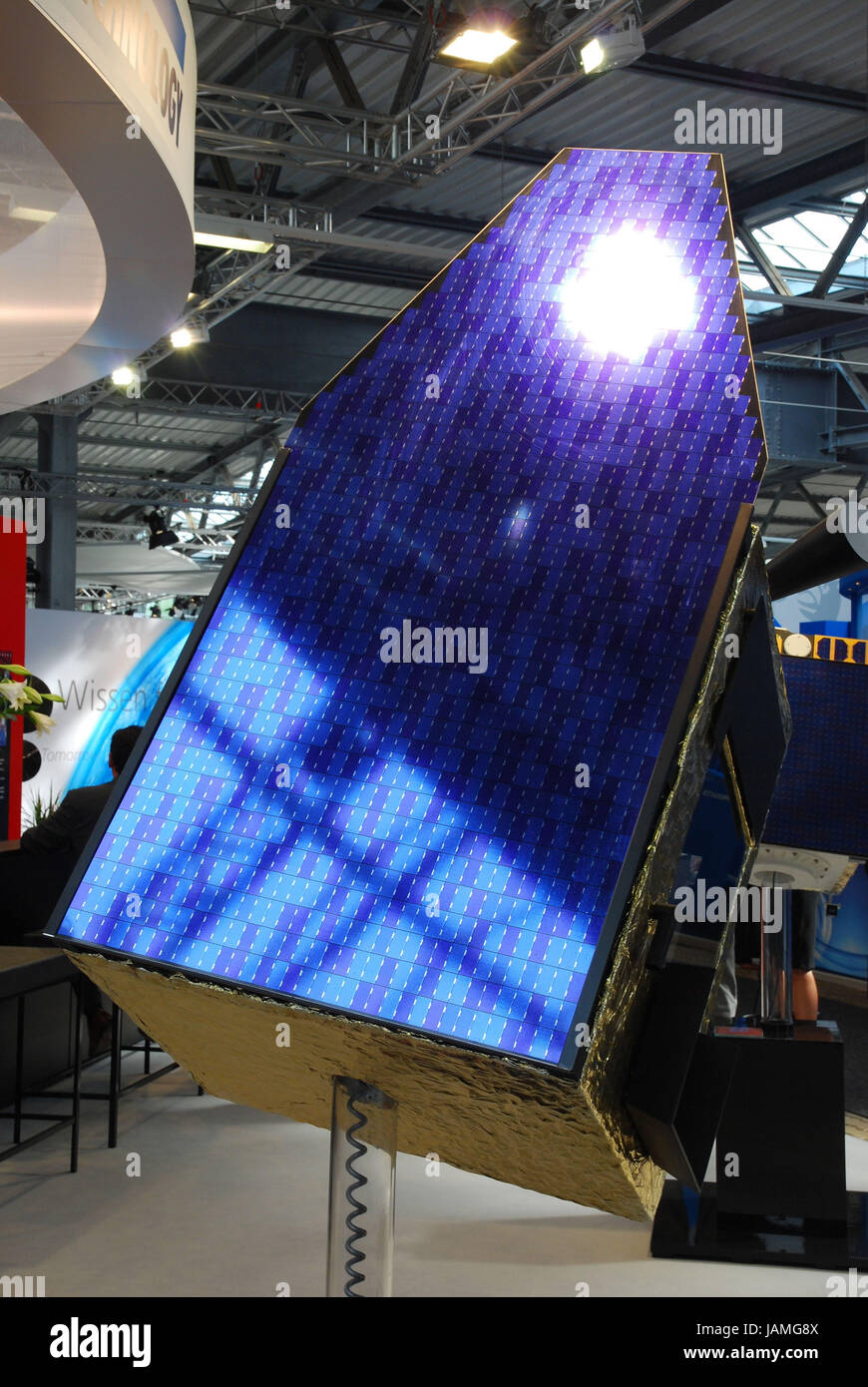 Aviation mass,ILA,Berlin,solar satellite,model,ESA Stock Photo - Alamy