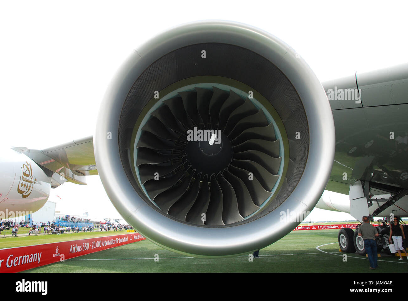 Civil aviation,air liner,airbus A380,engine Stock Photo - Alamy