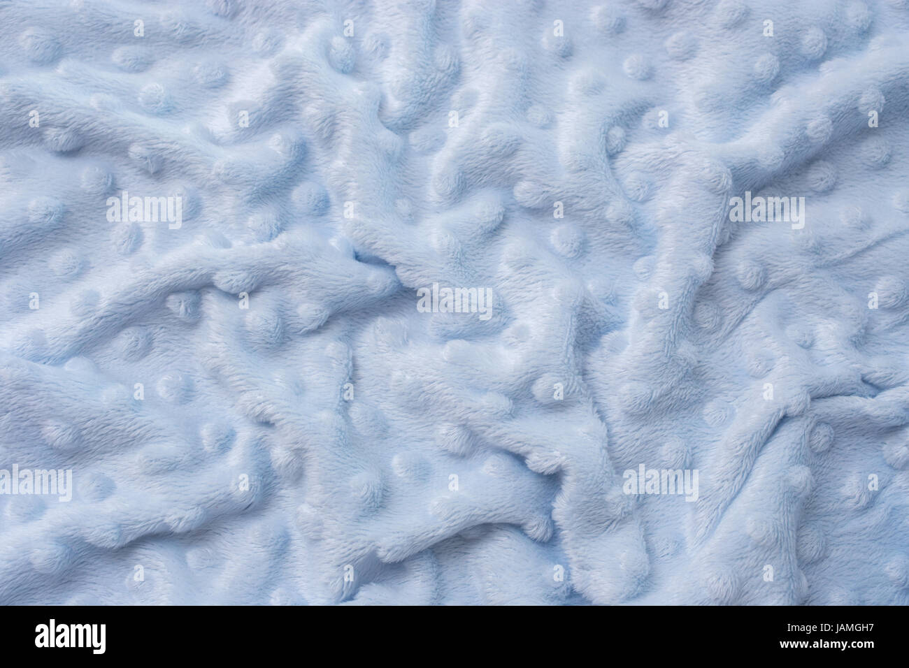 Blue fluffy gentle baby blanket Stock Photo - Alamy