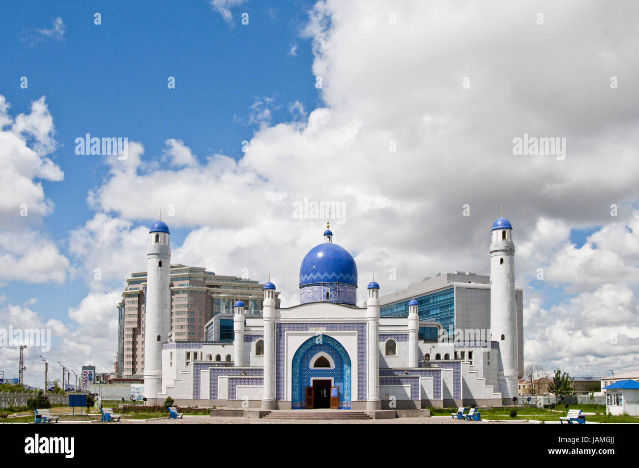 Kazakhstan,Manjali mosque in Atyrau Stock Photo - Alamy