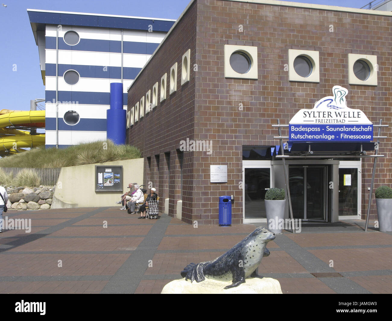 Germany,North Sea island Sylt,Westerland,swimming pool 'Sylter of wave ...