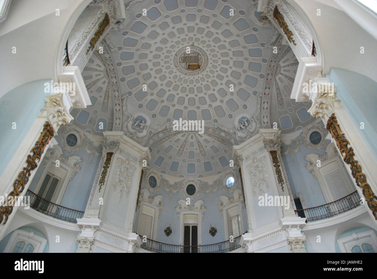 Italy,Piedmont,Lago Maggiore,Stresa,Isola Bella,lock,domed building ...