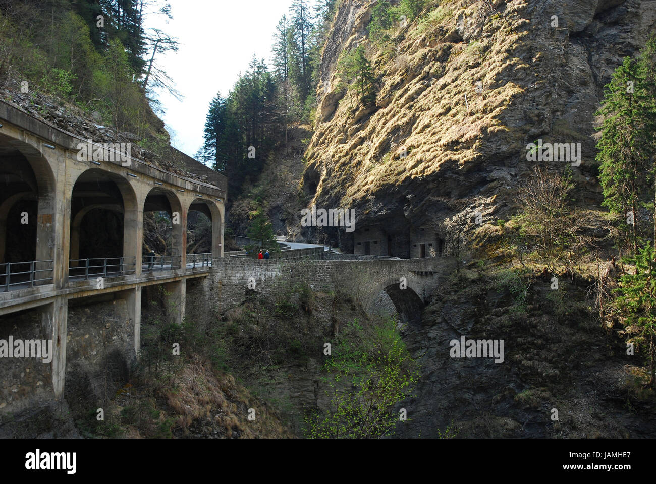 Switzerland,Graubuenden,via Mala gulch Stock Photo - Alamy