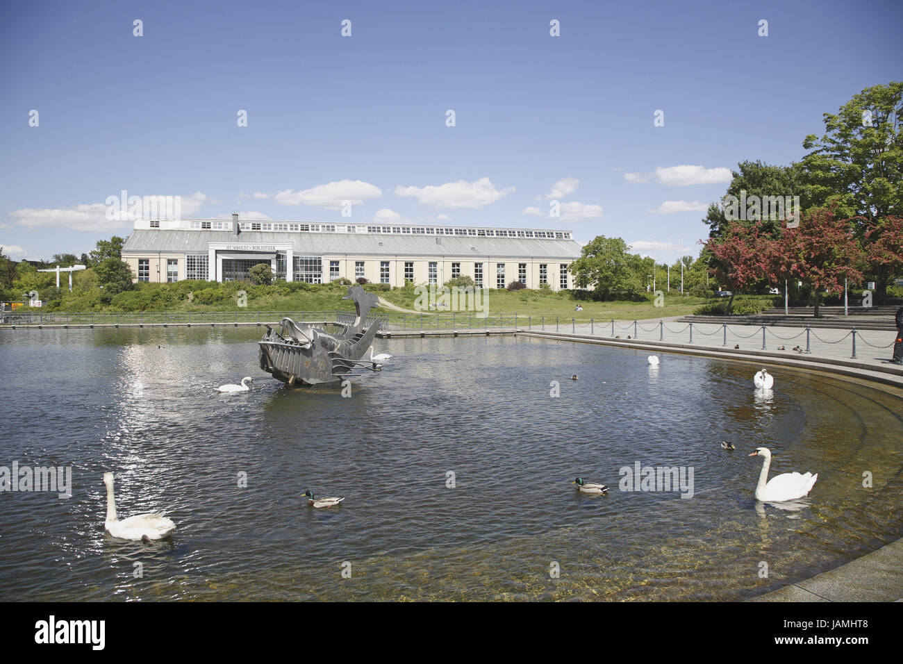 Germany,Berlin,Humboldt library,Tegel lake Stock Photo - Alamy