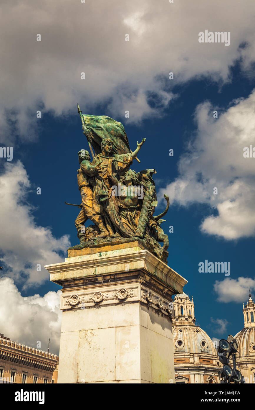 Victory Statue in Rome Stock Photo - Alamy