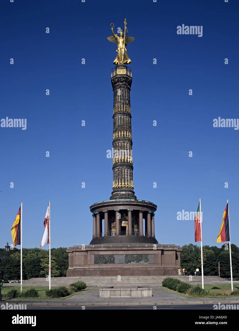 Germany,Berlin middle,zoo,victory pillar Stock Photo - Alamy