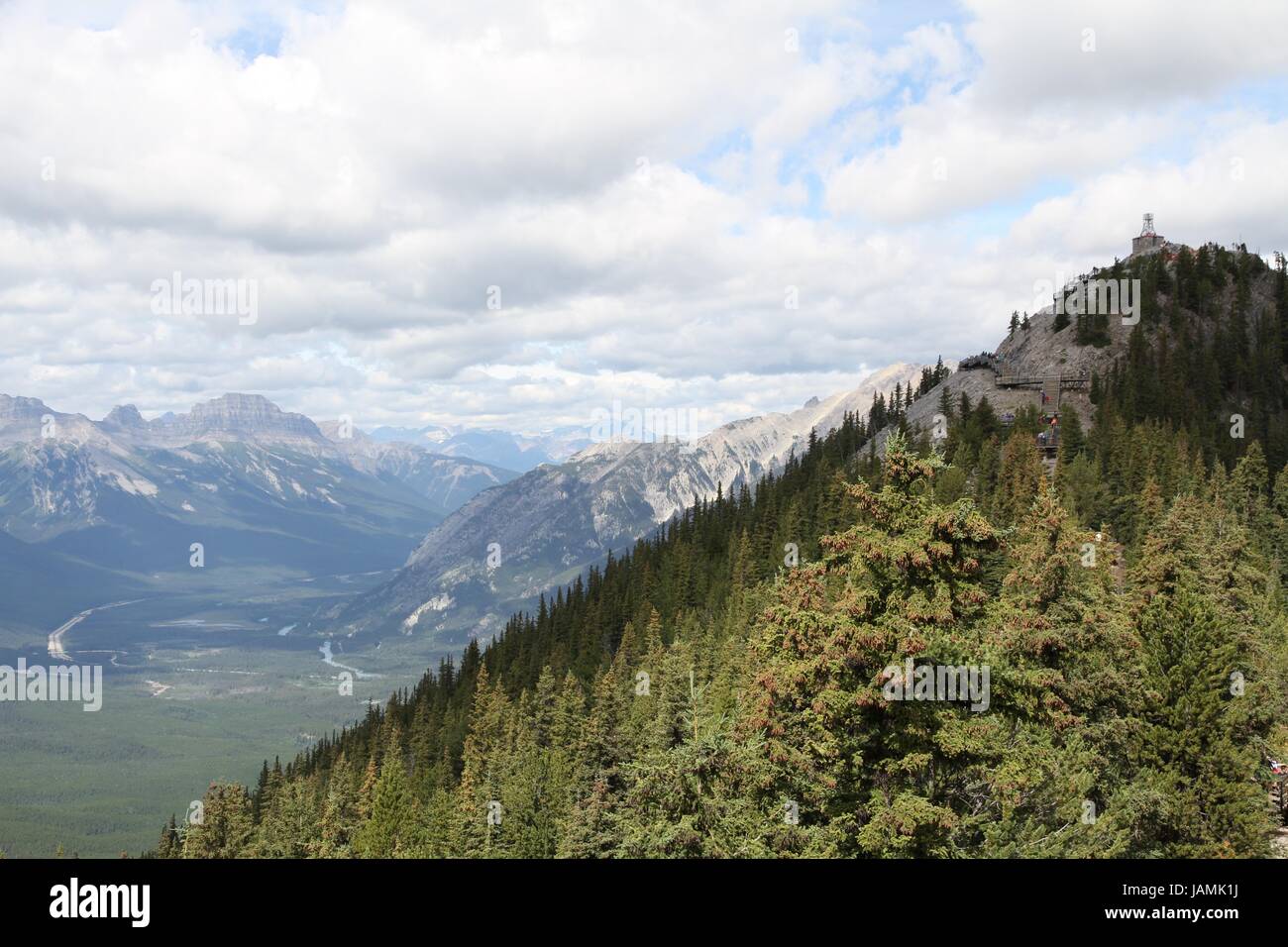 in the mountains of banff Stock Photo - Alamy