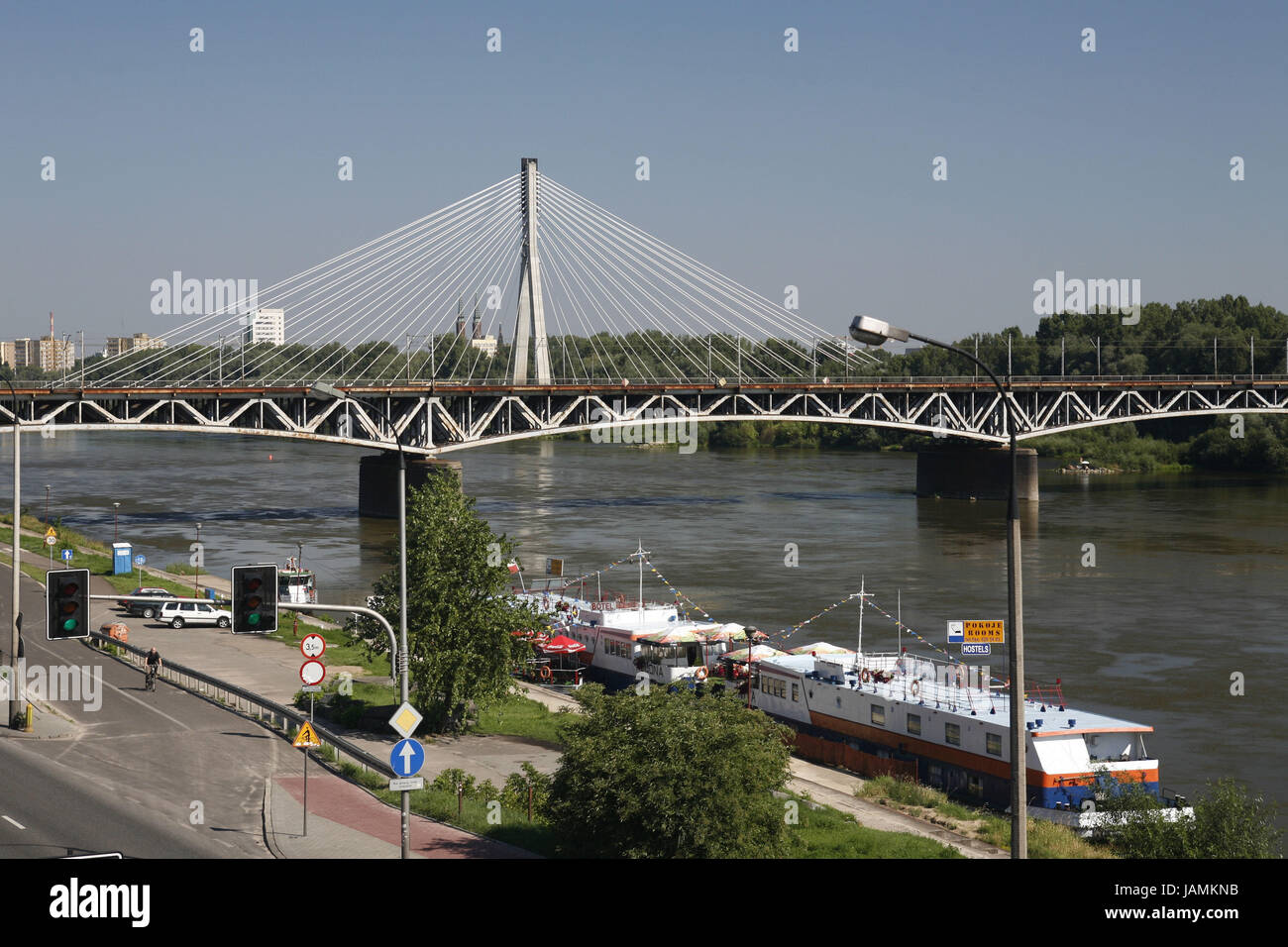 Poland warsaw bridge construction hi-res stock photography and images ...