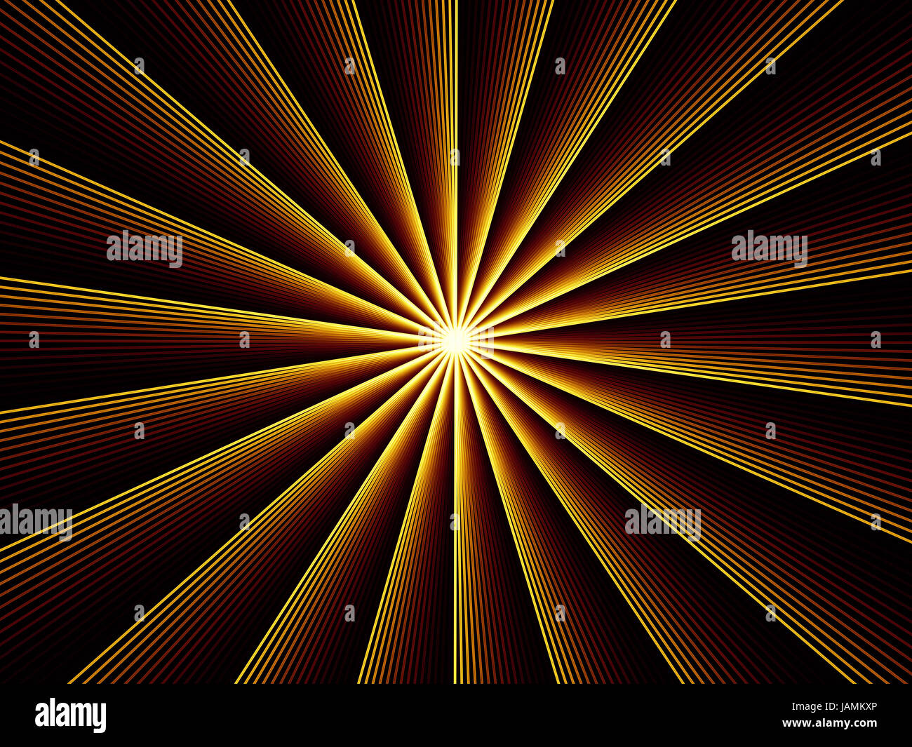 Fractal Burst series. Background design of fractal radial burst pattern ...